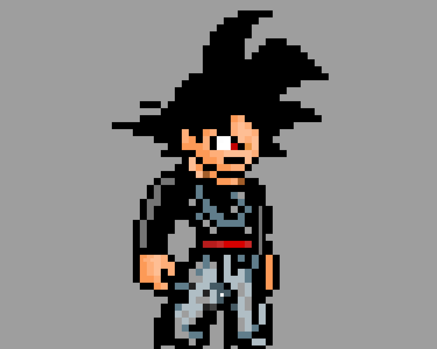 Editando Goku black - Herramienta de dibujo de arte píxel en línea - Pixilart