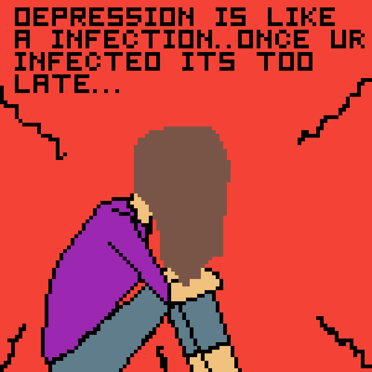Pixilart - Depression... by editingismylife