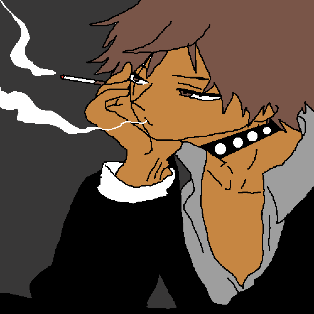 Pixilart - jax my guy oc (smoking) by im-nothing