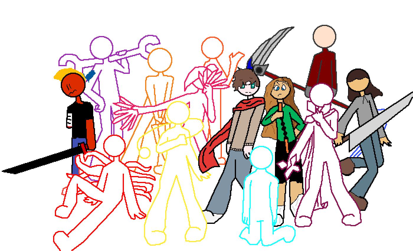 Editing help draw the gang - Free online pixel art drawing tool - Pixilart