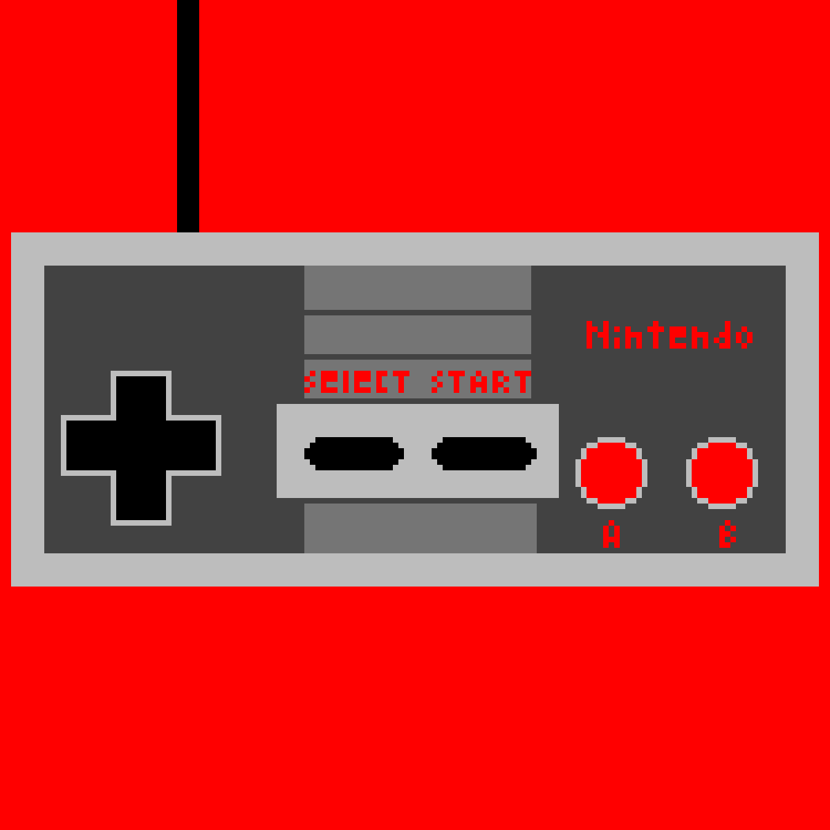 Nes Controller Drawing