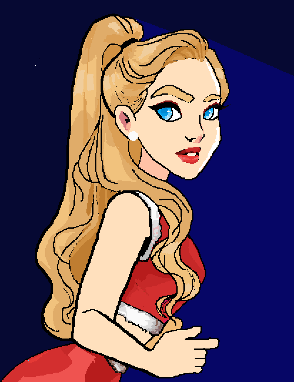 Pixilart - Lady Claus by DarkSpiritual