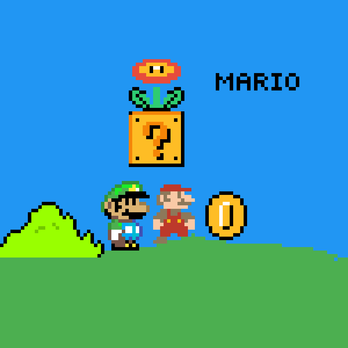 Editing mario - Free online pixel art drawing tool - Pixilart