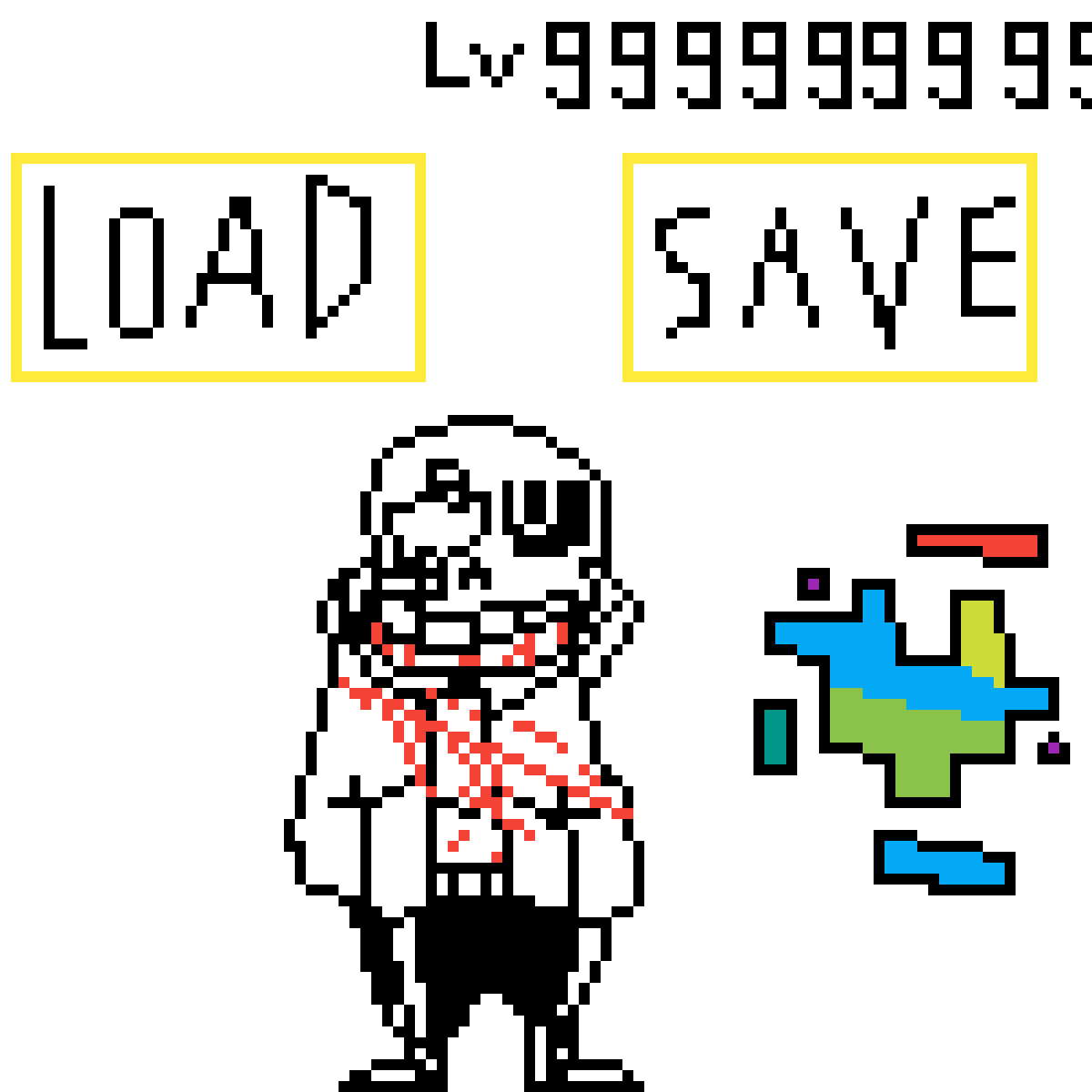 Pixilart - Geno sans by undertale-pixil