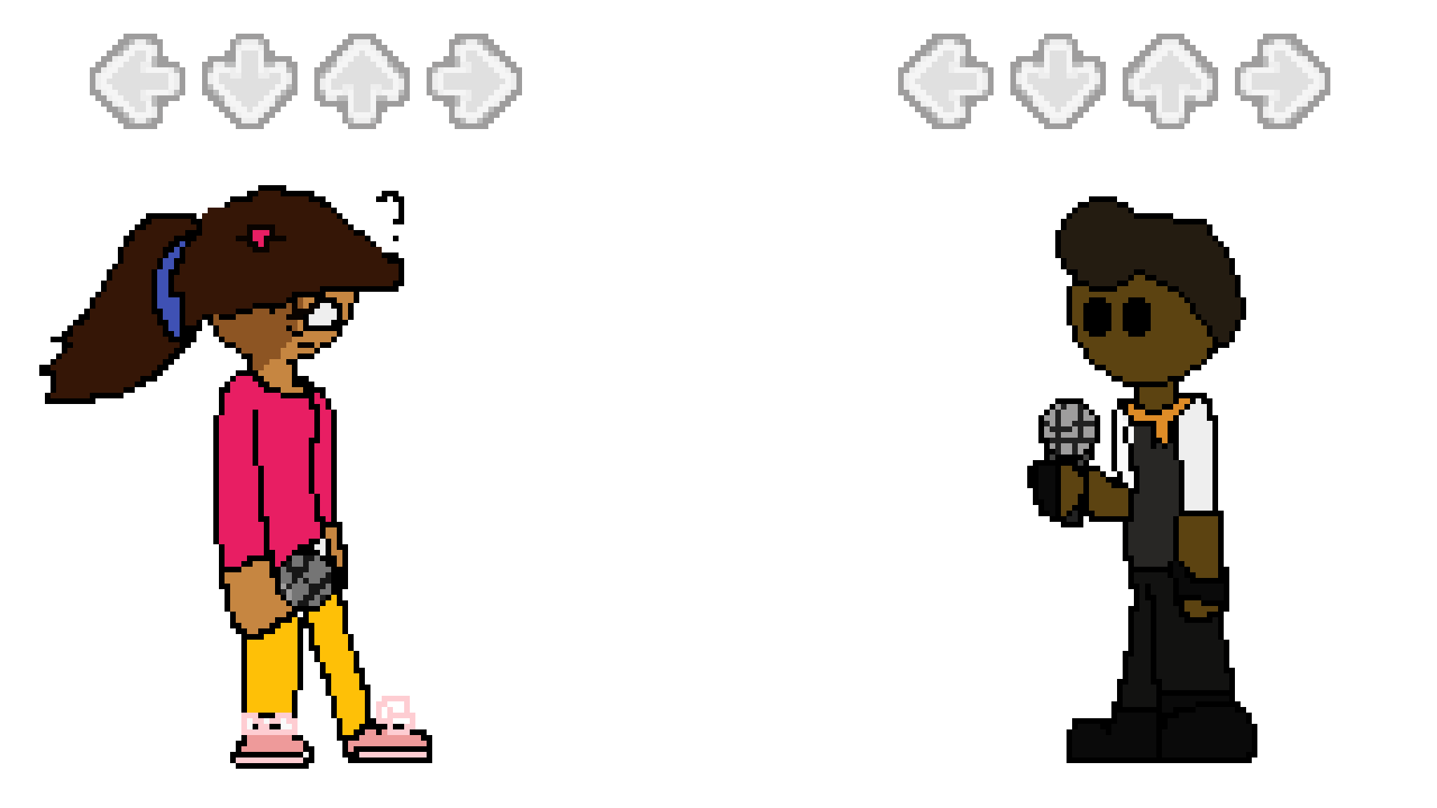 Pixilart - FNF base collab by F-N-F-Mod