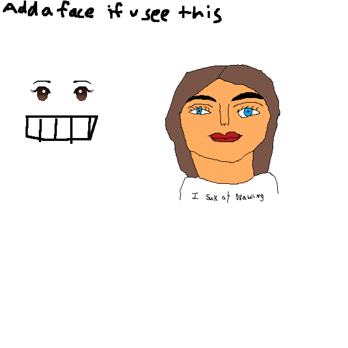 Editing FACES - Free online pixel art drawing tool - Pixilart