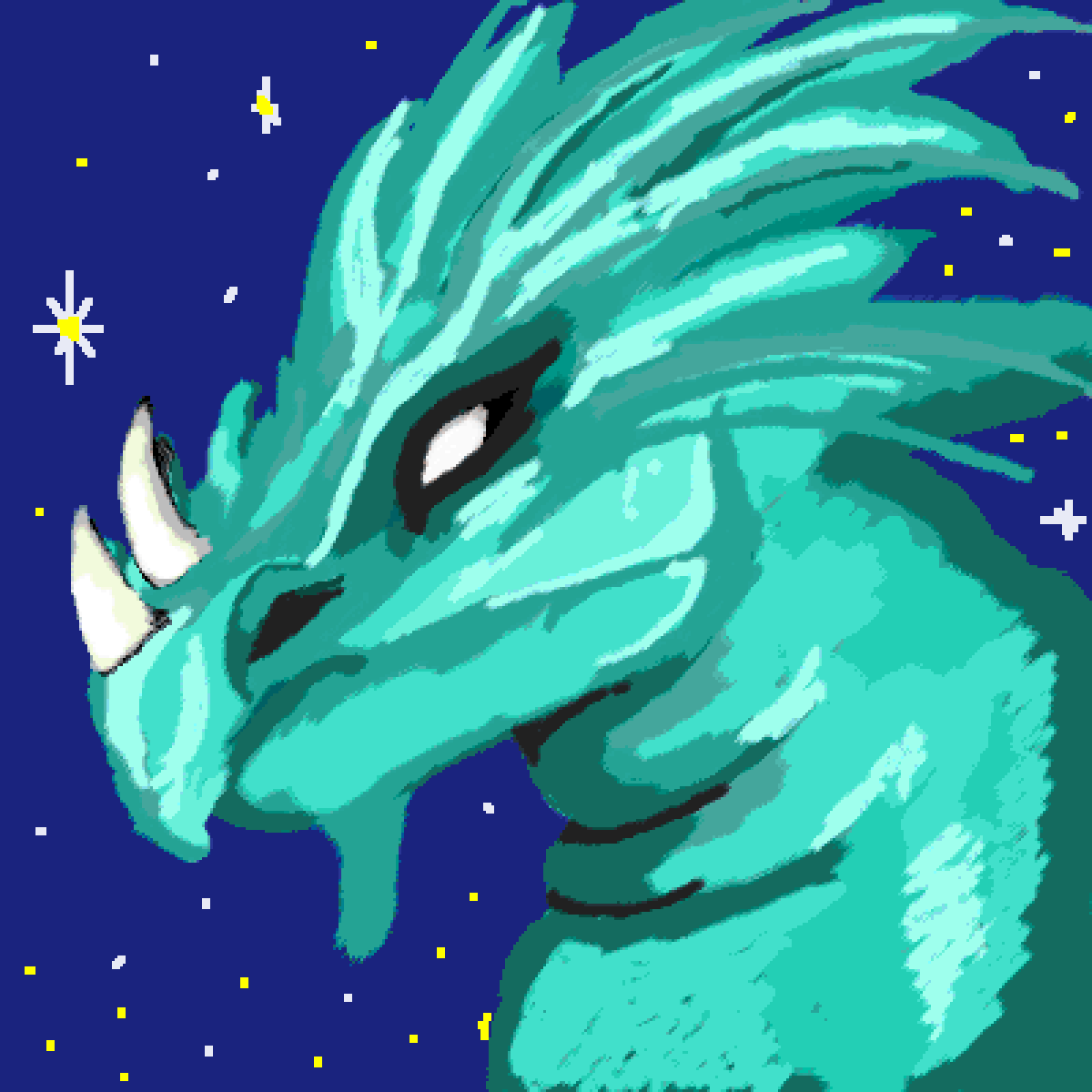 Pixilart - Star s dragon by aikomur
