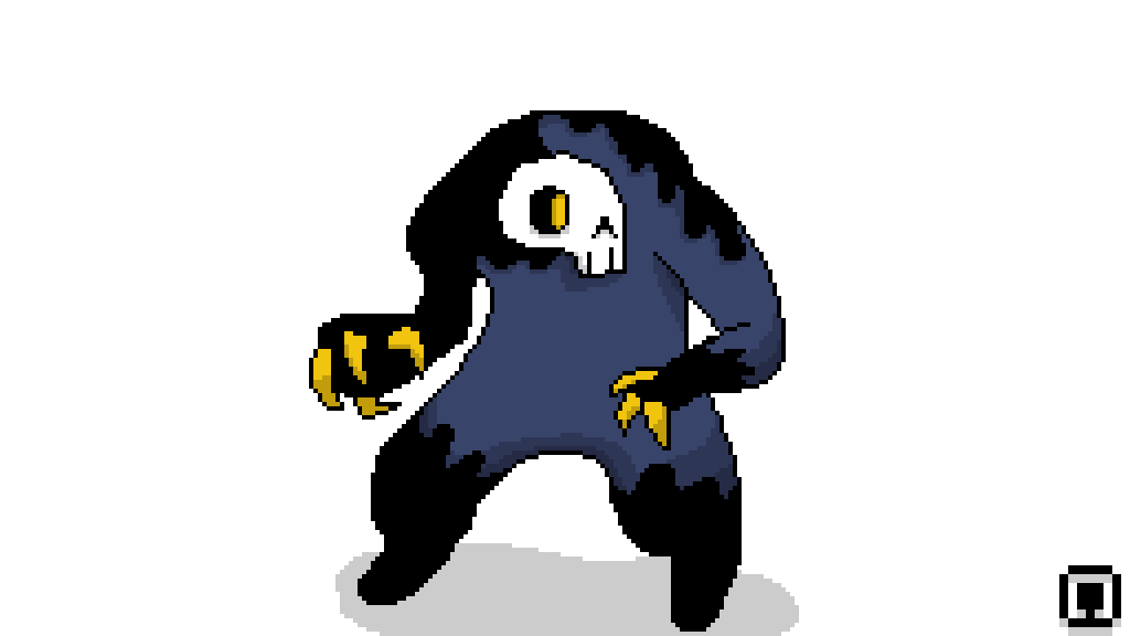 Pixilart - Tar Skull Monster by MrHivee