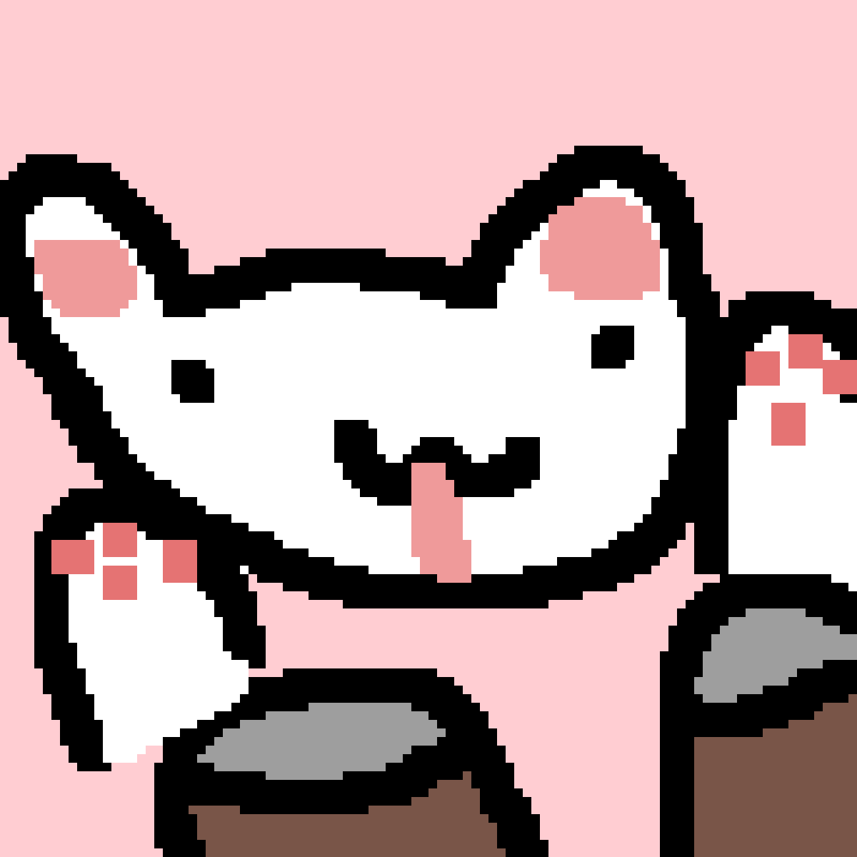 Editing Bongo Cat - Free online pixel art drawing tool - Pixilart
