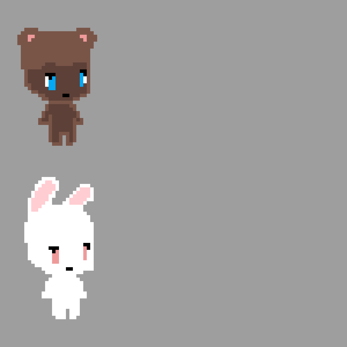 Editing cute collab - Free online pixel art drawing tool - Pixilart