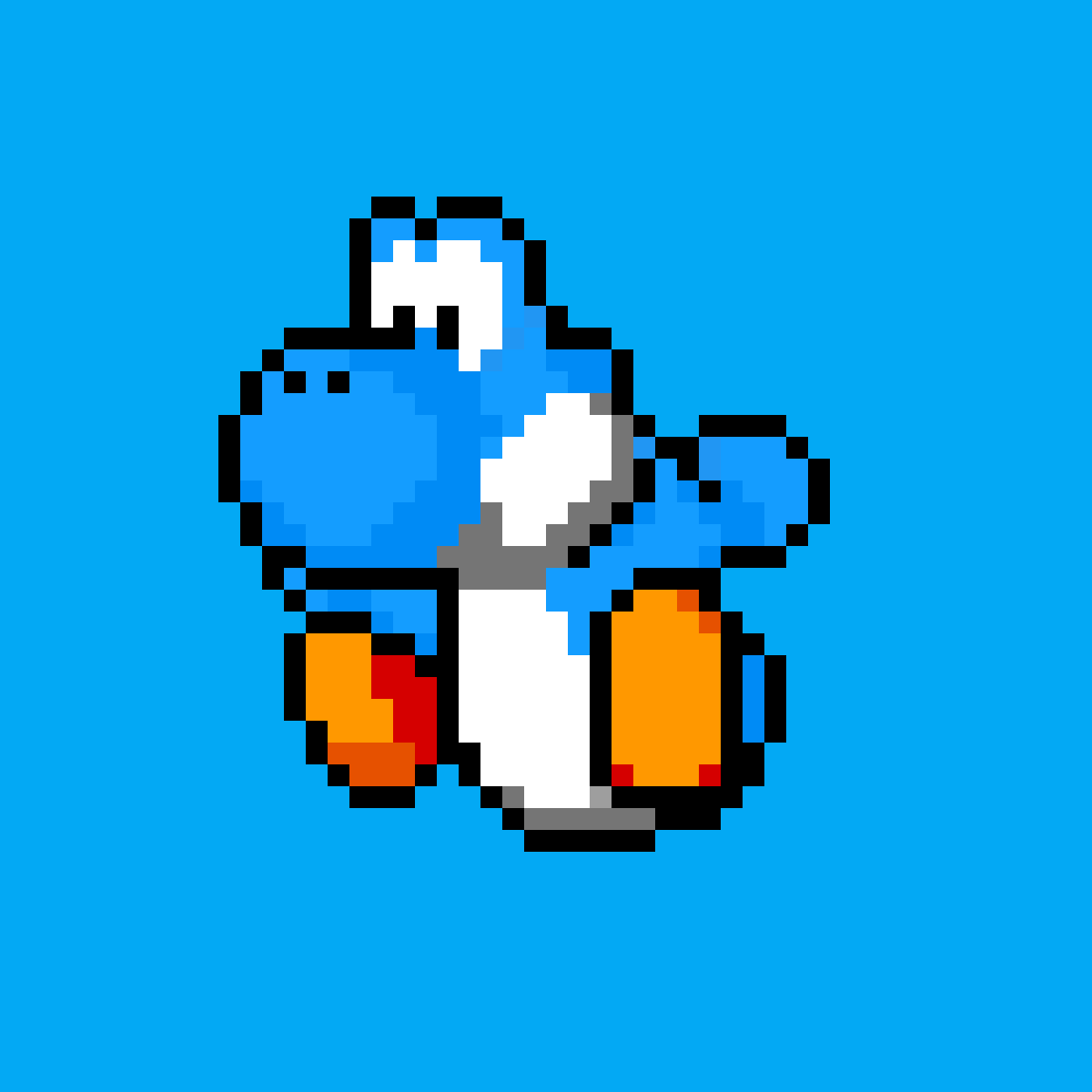 Pixilart - Water yoshi by Dinoshark