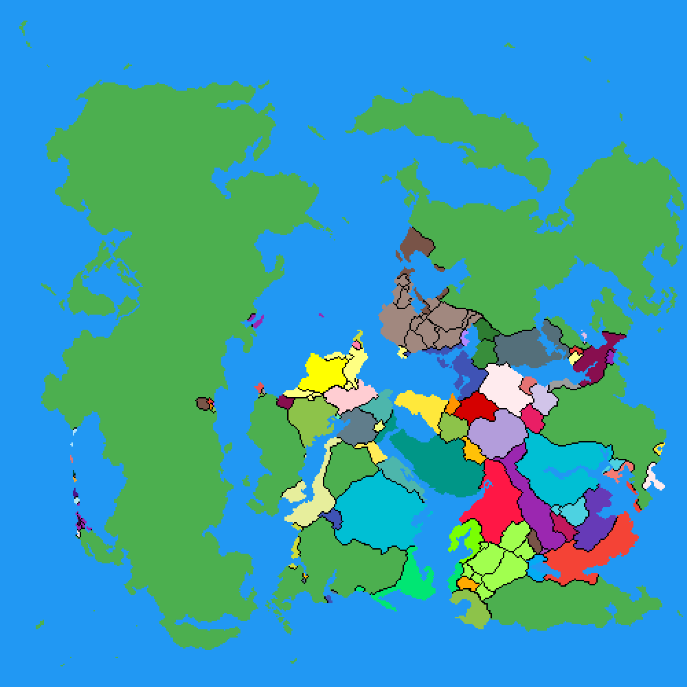 Pixilart - fantasy world map by cream