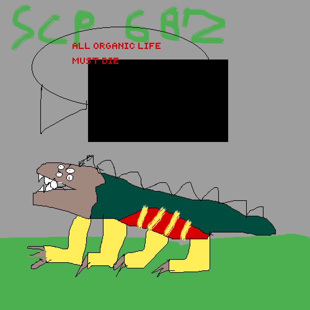 Pixilart - Scp 682 by DZgV66jGf4uYZyx