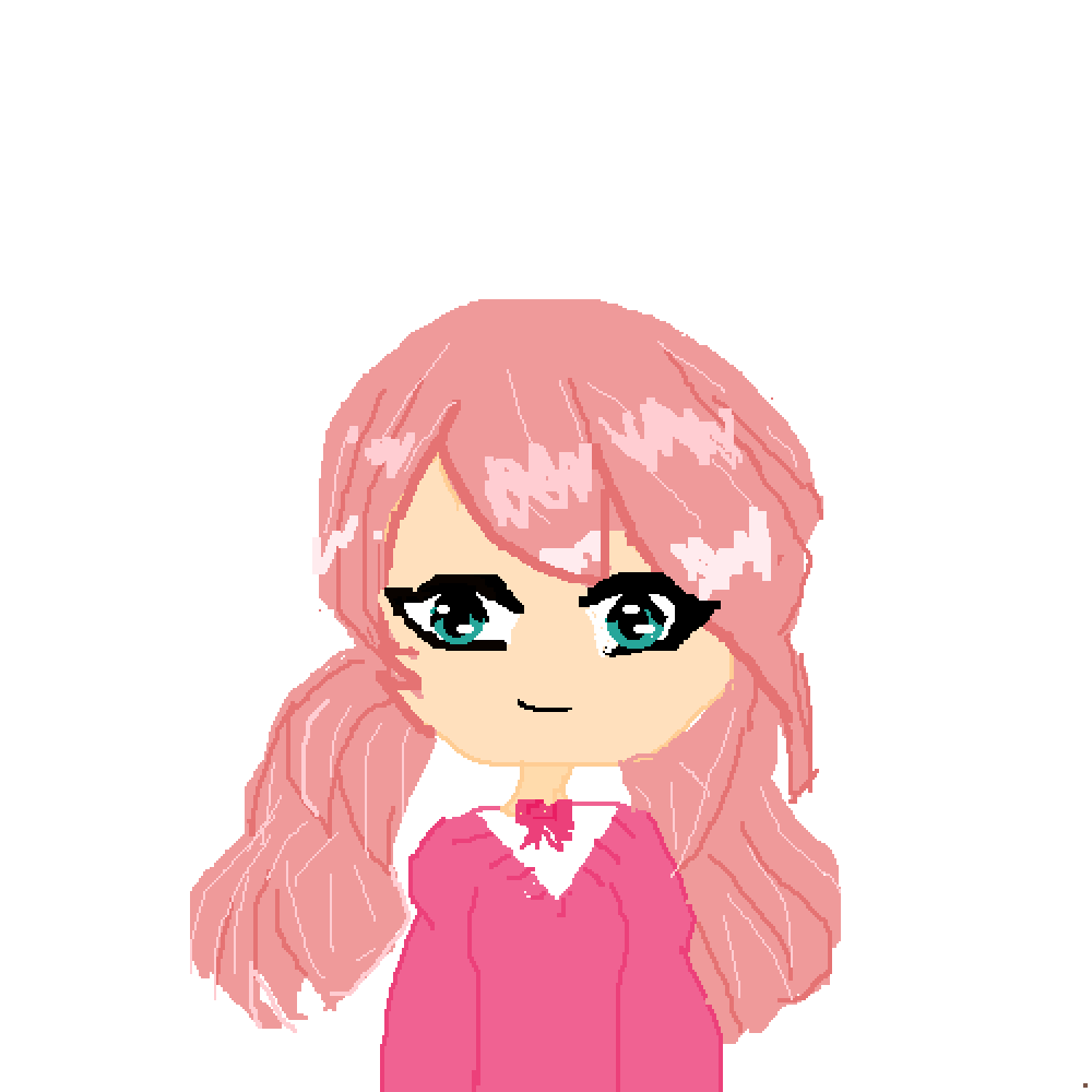 Pixilart - Pink gacha girl by BlossomGirl