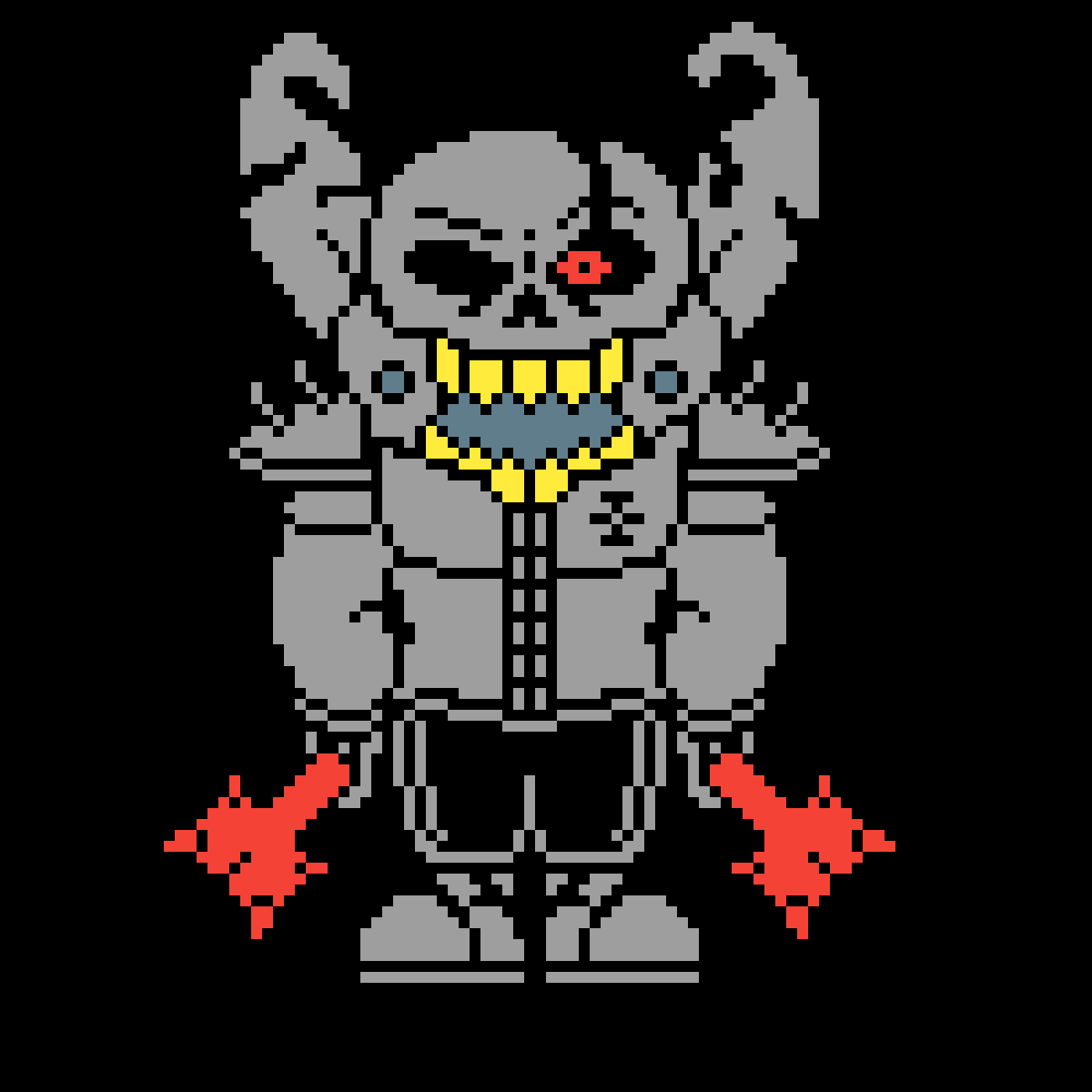 Pixilart - HS!Swapfell sans by fusion12345