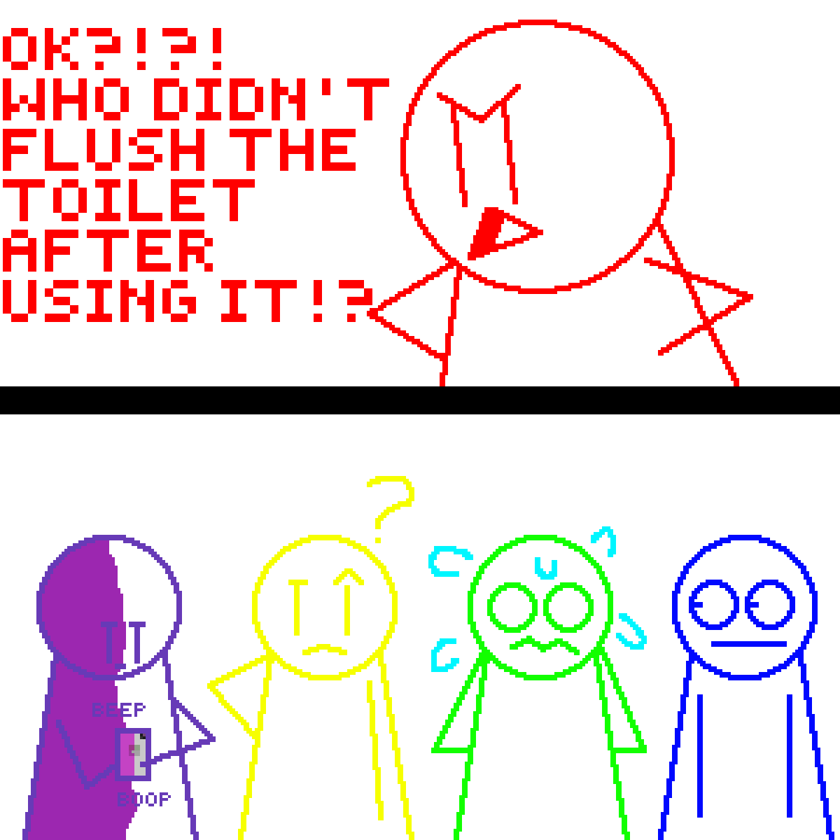 Pixilart Toilet Meme Idk By Bello666