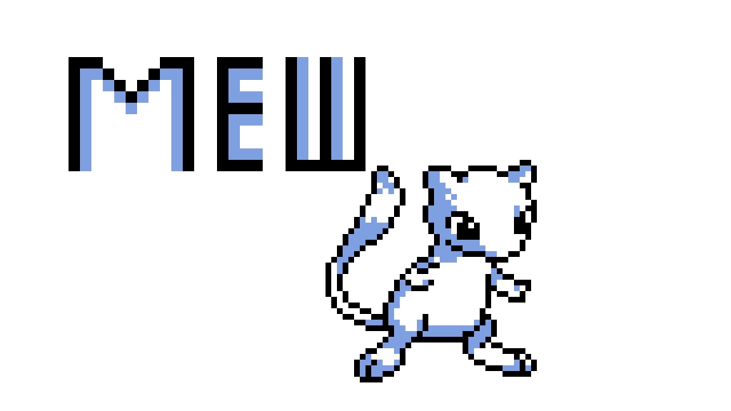 Pixilart - Mew by PixzelARtisT