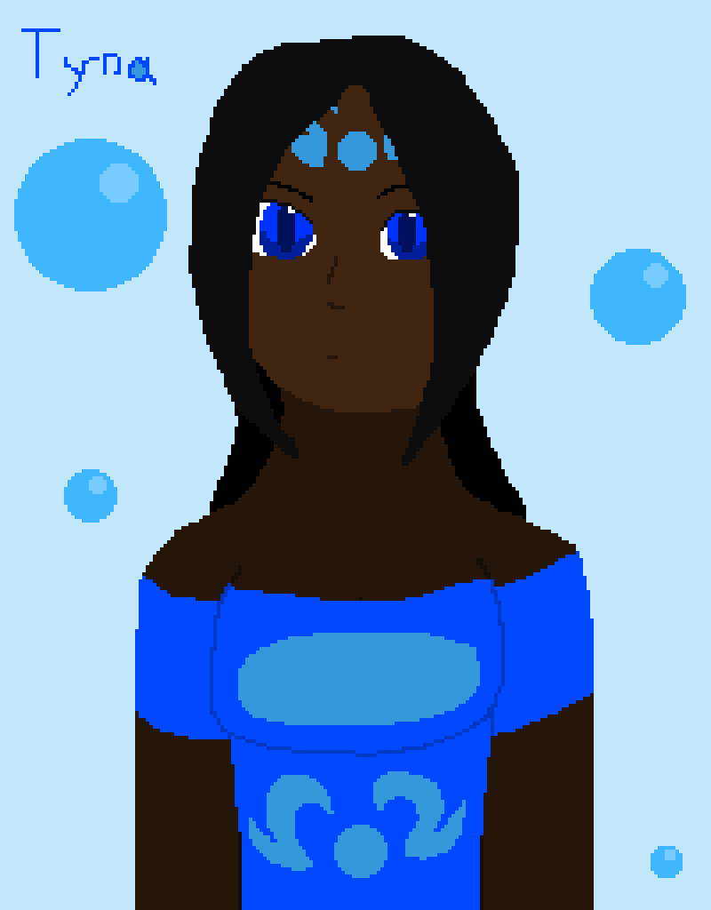 Pixilart - Tyna - The warrior by Shwindu