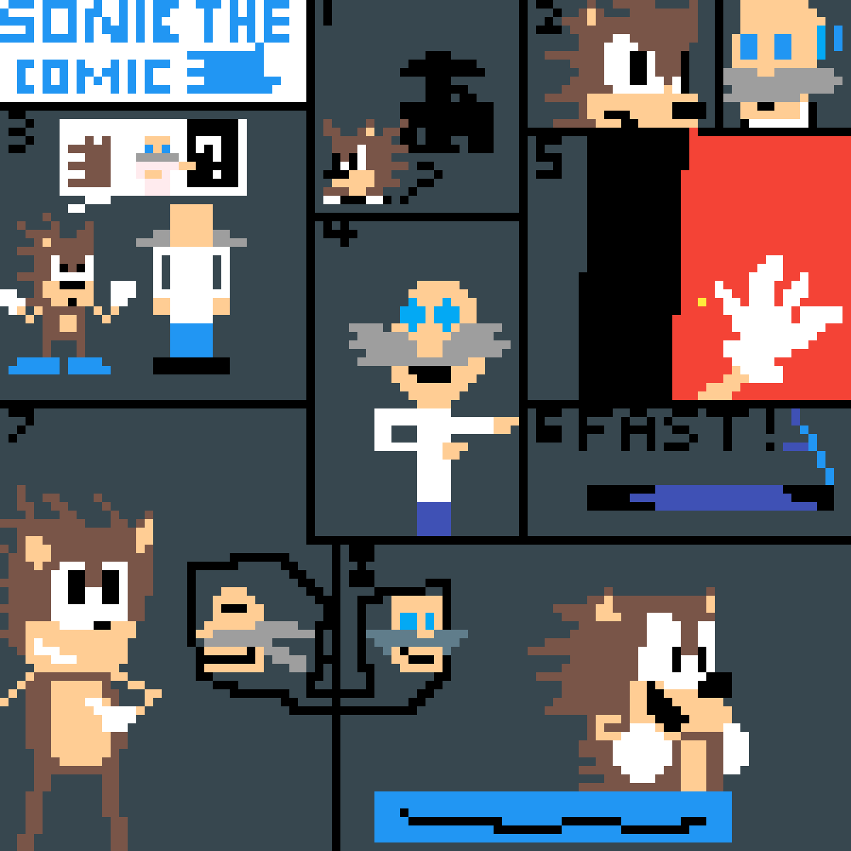 Pixilart Sonic Comic Page 1 By Da Sonic Boi 