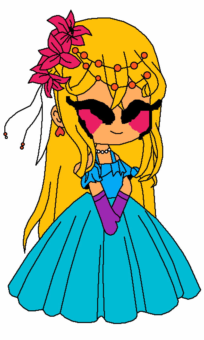 Pixilart - Princess gacha blinking by freakster