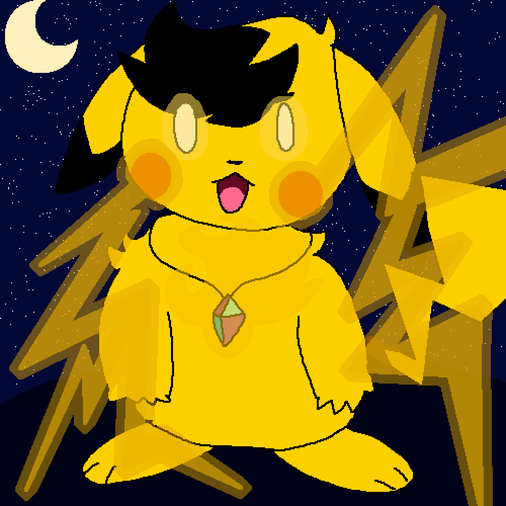 Pixilart - PIKIACHU by RCK-the-artist