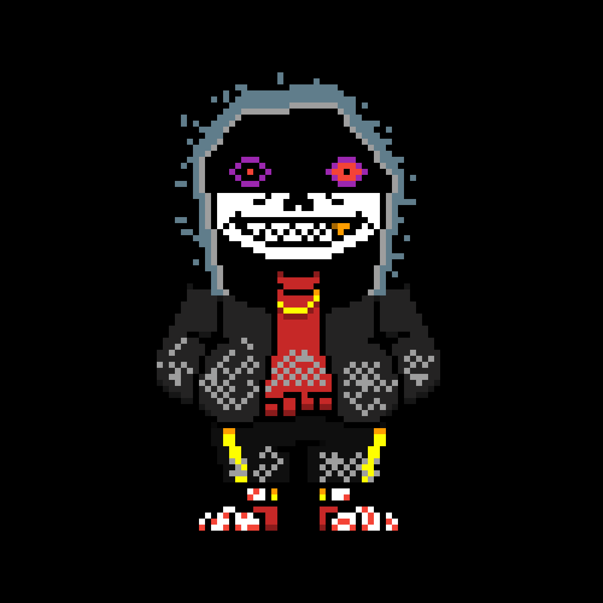 Pixilart - Tkel dustfell sans by 65keL