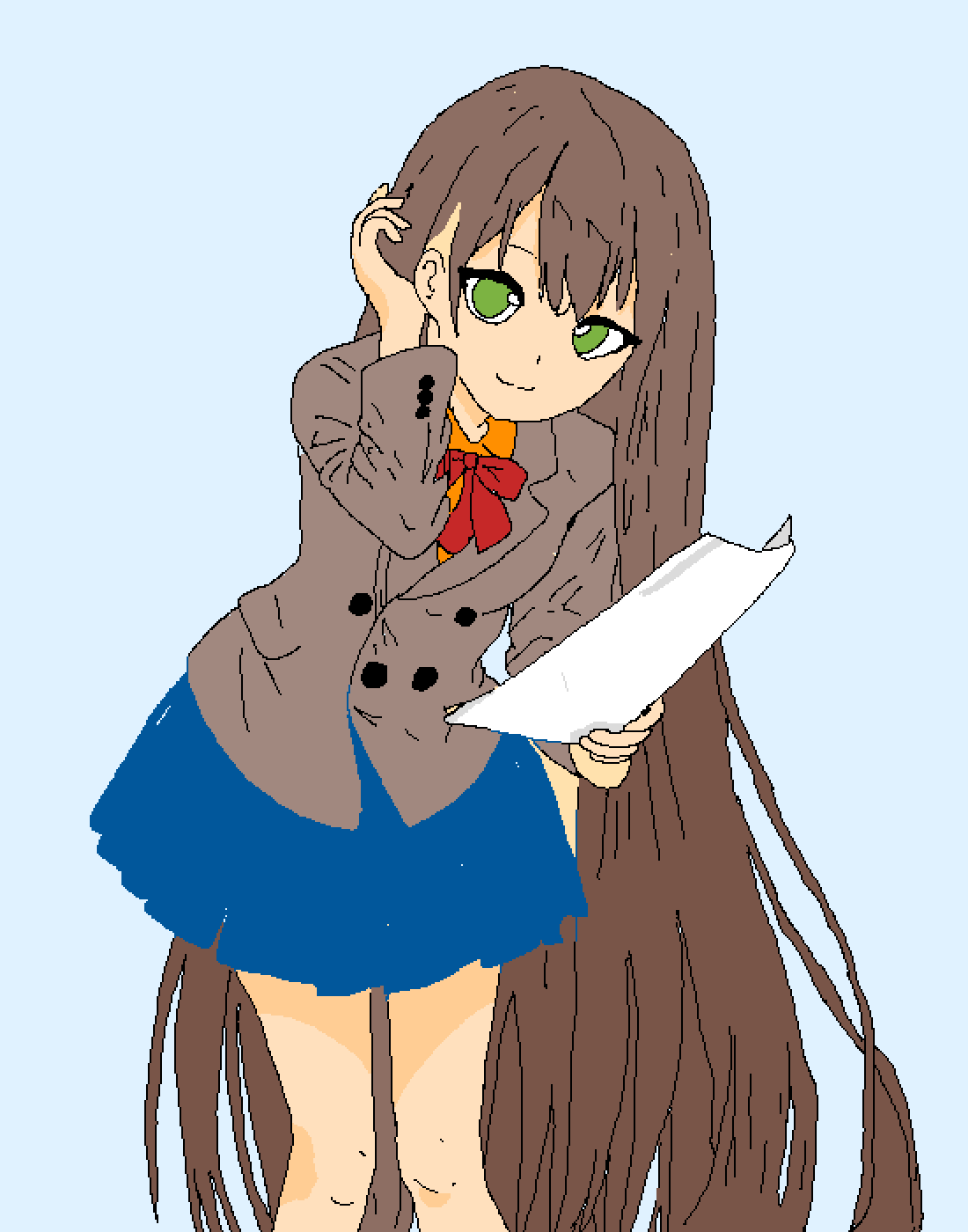 Edición me as a ddlc character - Herramienta gratuita de dibujo en ...