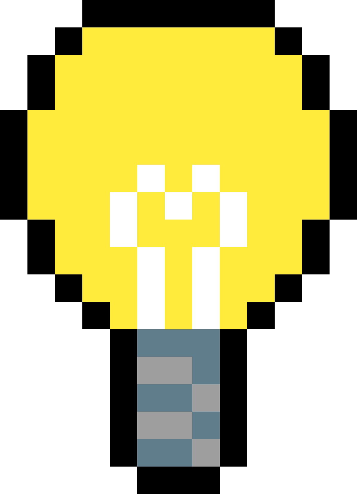 Pixilart - 8 bit light bulb by Memefan201