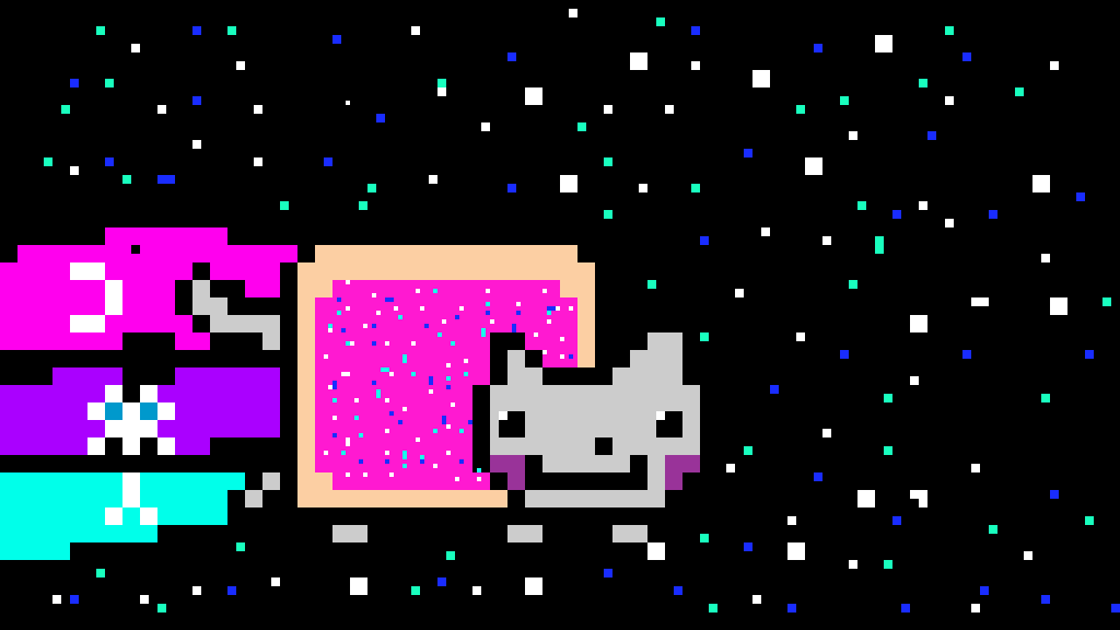 Editing neon cat - Free online pixel art drawing tool - Pixilart