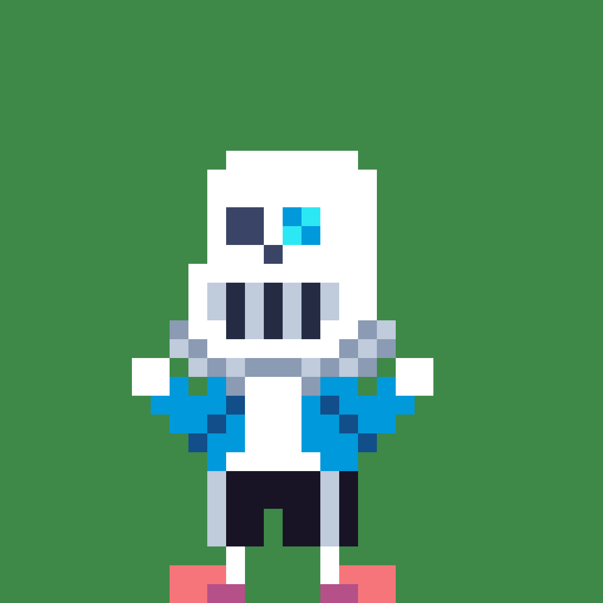 Pixilart - sans by 8-Bit-Axolotl