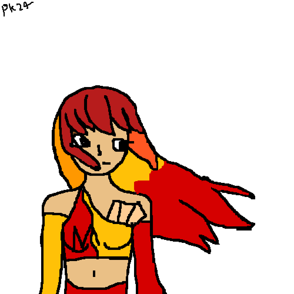 Pixilart - Mc donald girl by The-girl-in-red