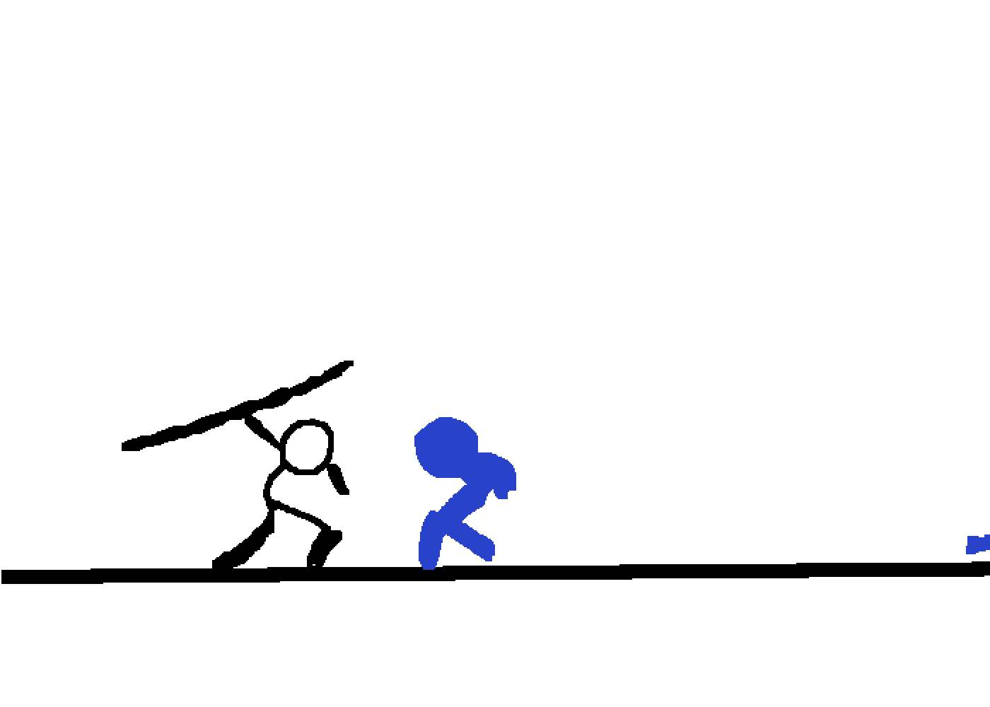 Stick man anima by Artist-anime - Pixilart