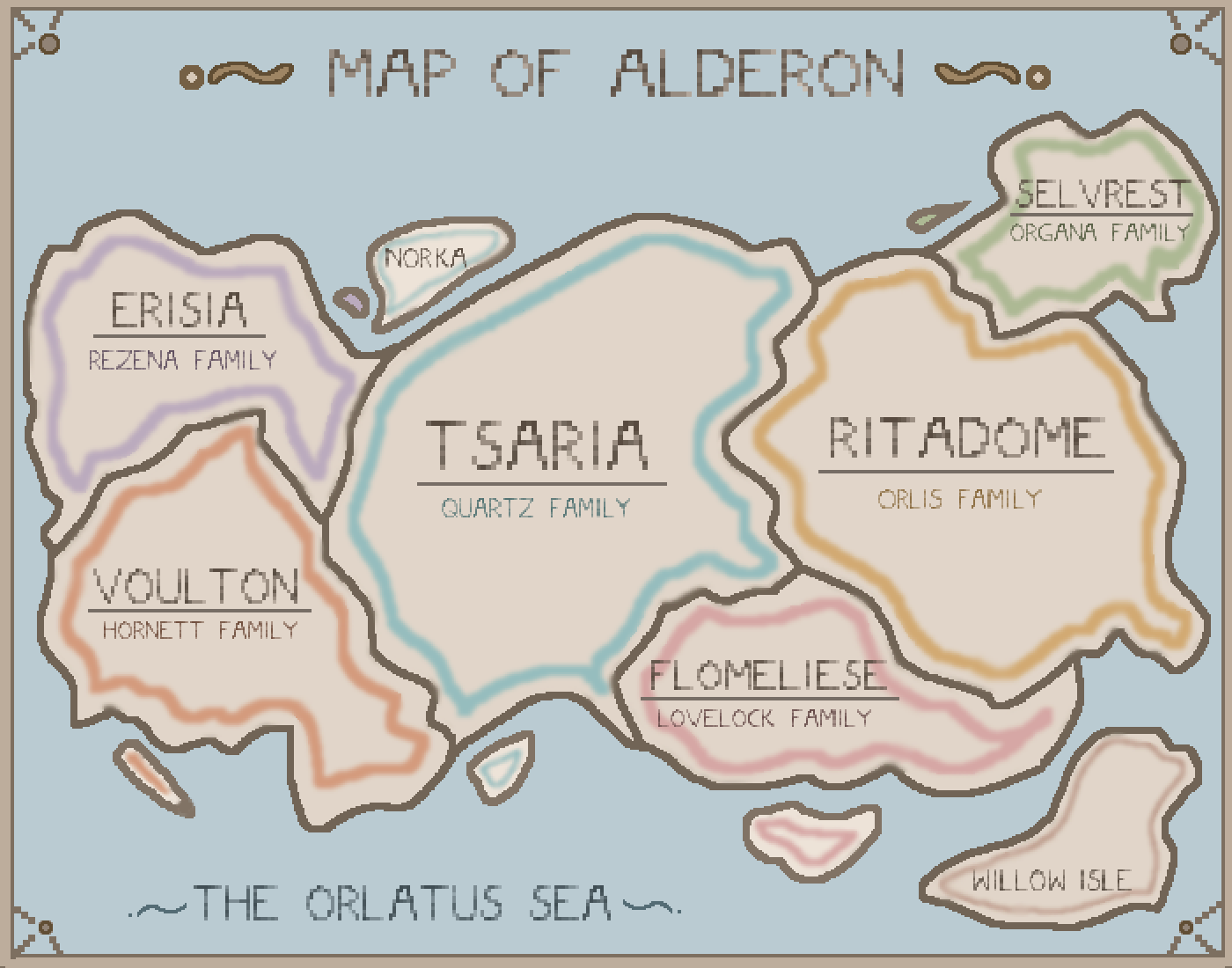 Pixilart - Map of Alderon by ArtRissa