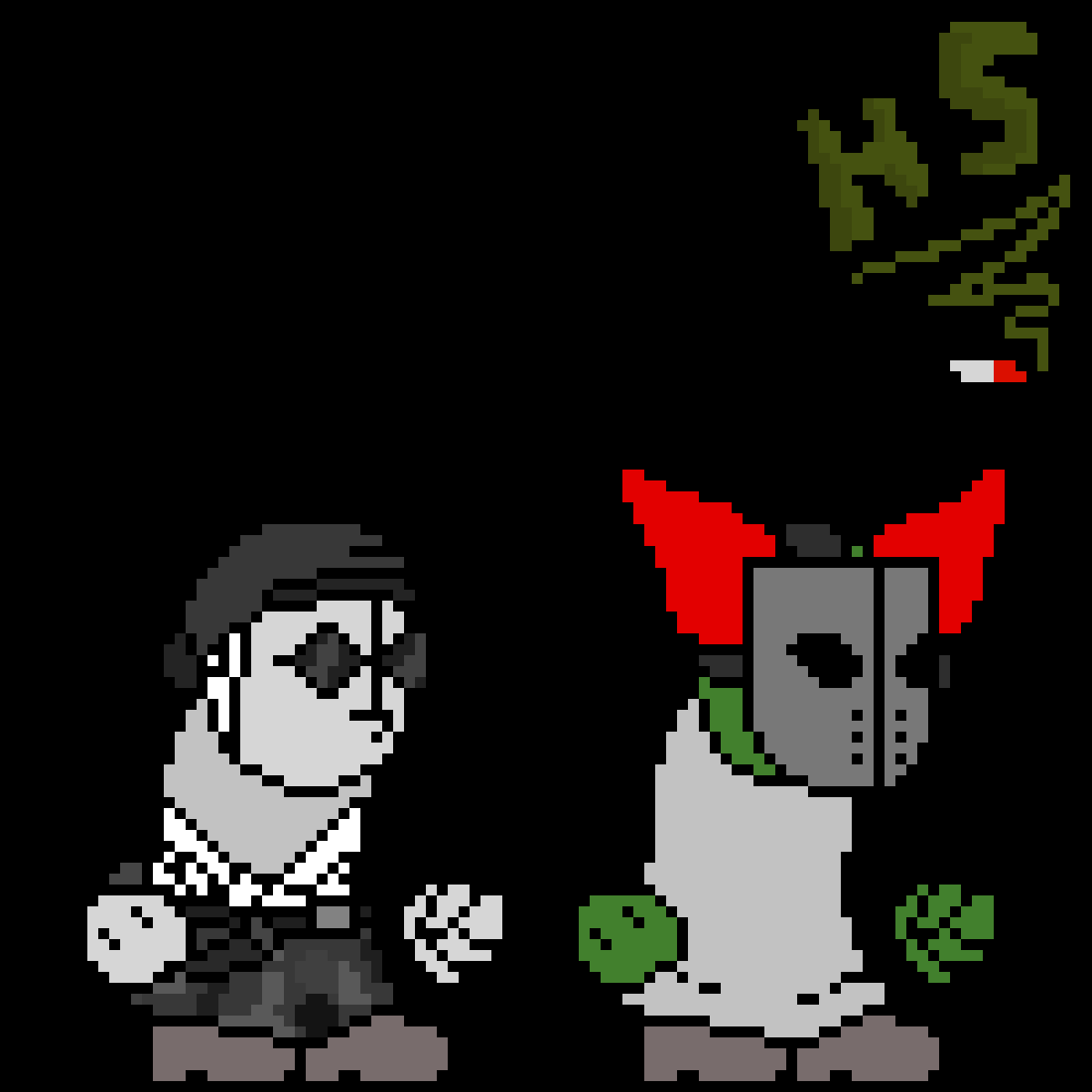 Pixilart - sanford and tricky by HS-and-co