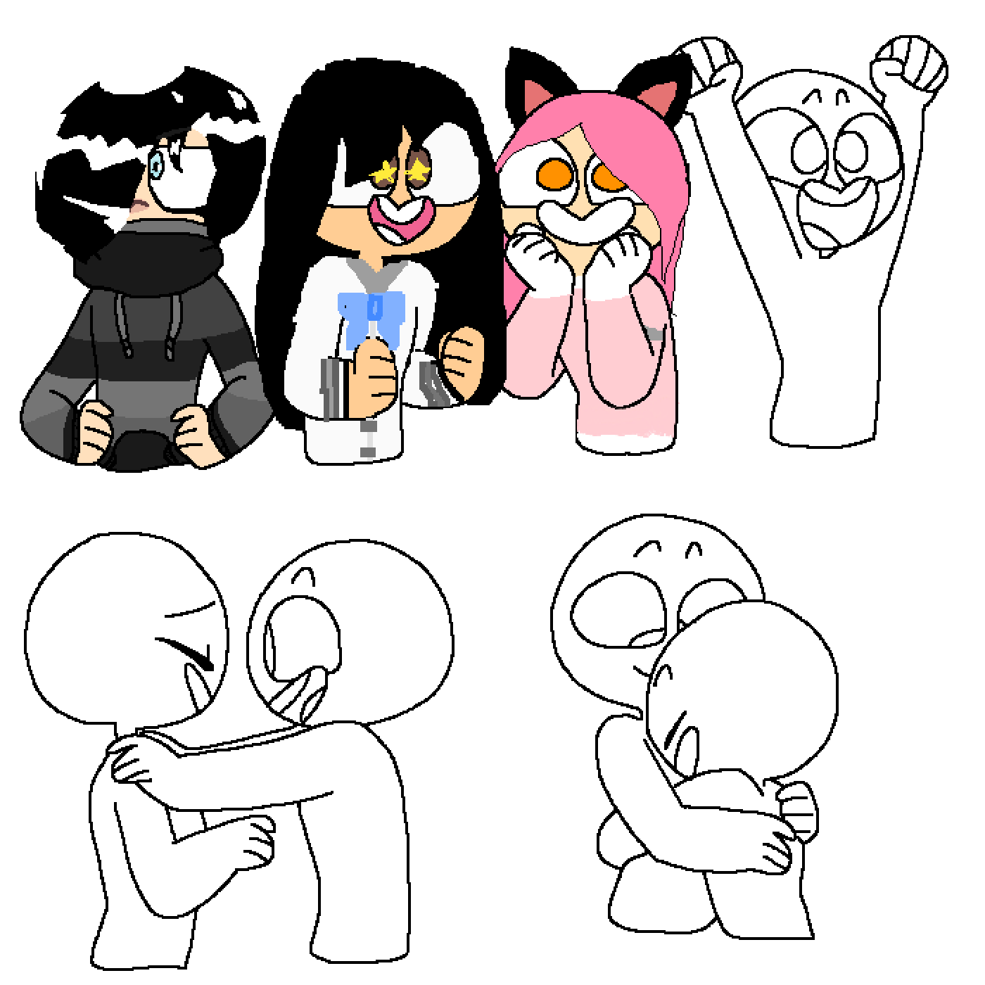Editing Aphmau - Free online pixel art drawing tool - Pixilart