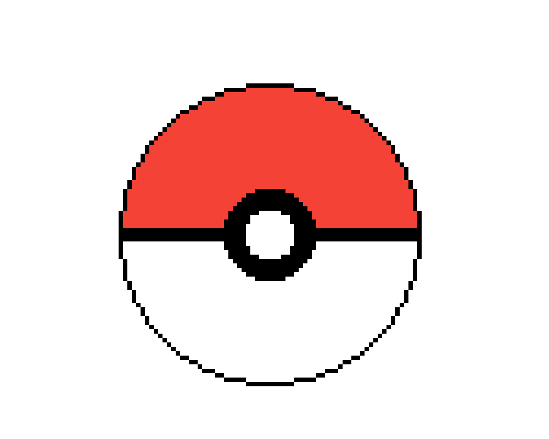 Pokeball Pixel Transparent