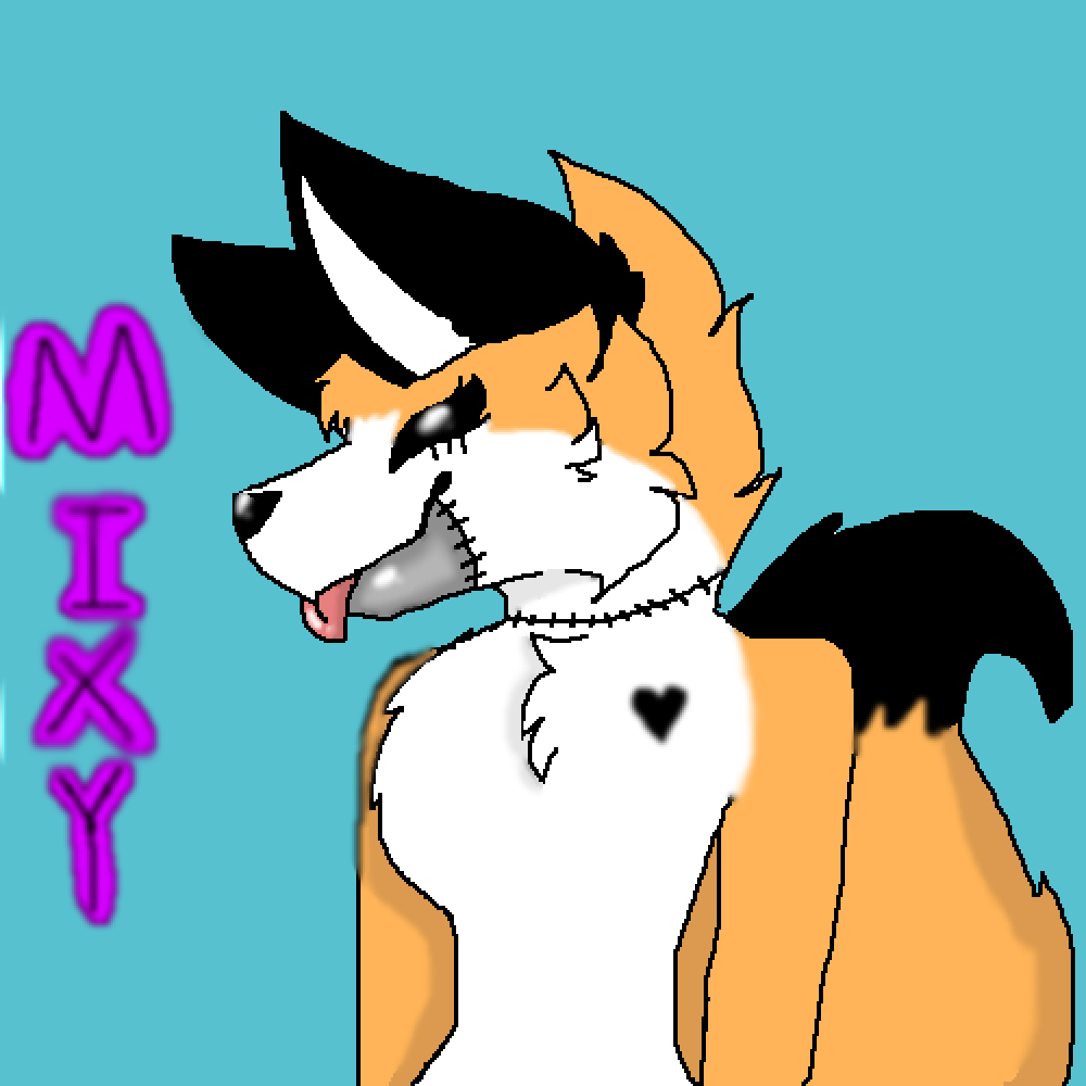 Pixilart - Mixy The Feral Fox by Pixez