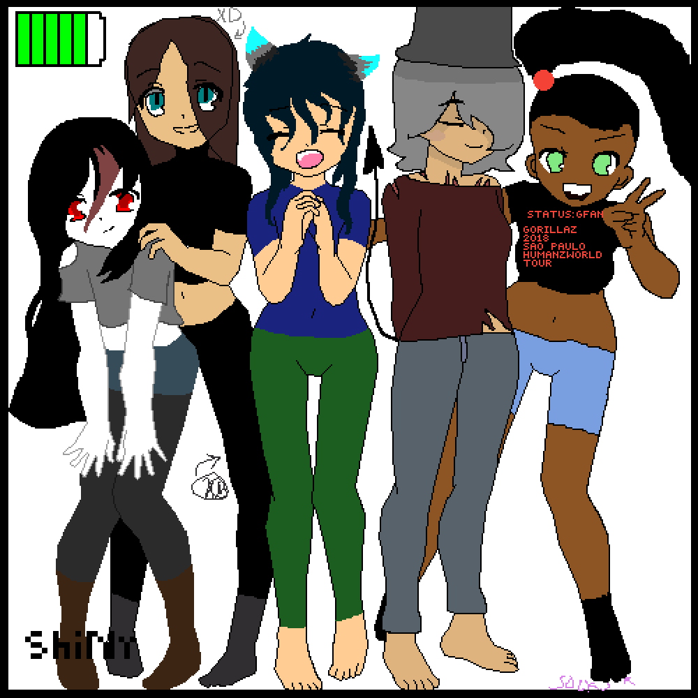 Pixilart - Oc's collab by Cheetahwarrior