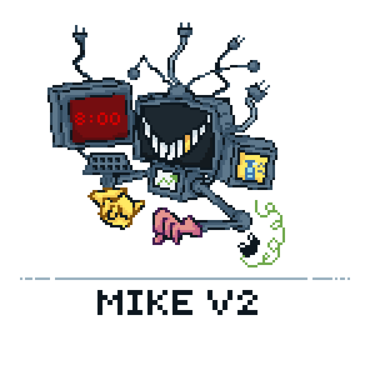 Pixilart - MIKE Phase 2 sprite by PikaGhost