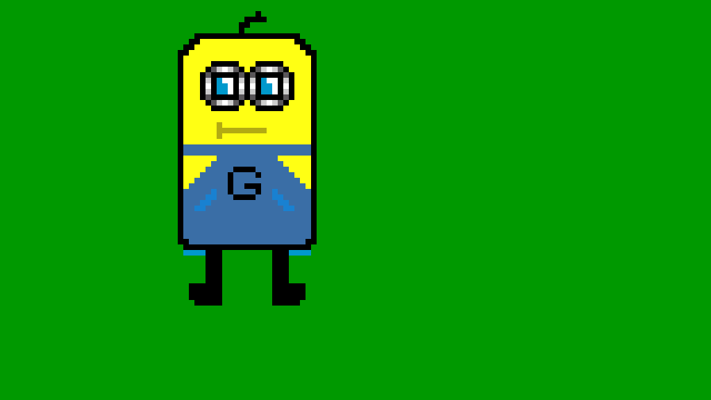 Pixilart - Minion Face by ShyamPwnz