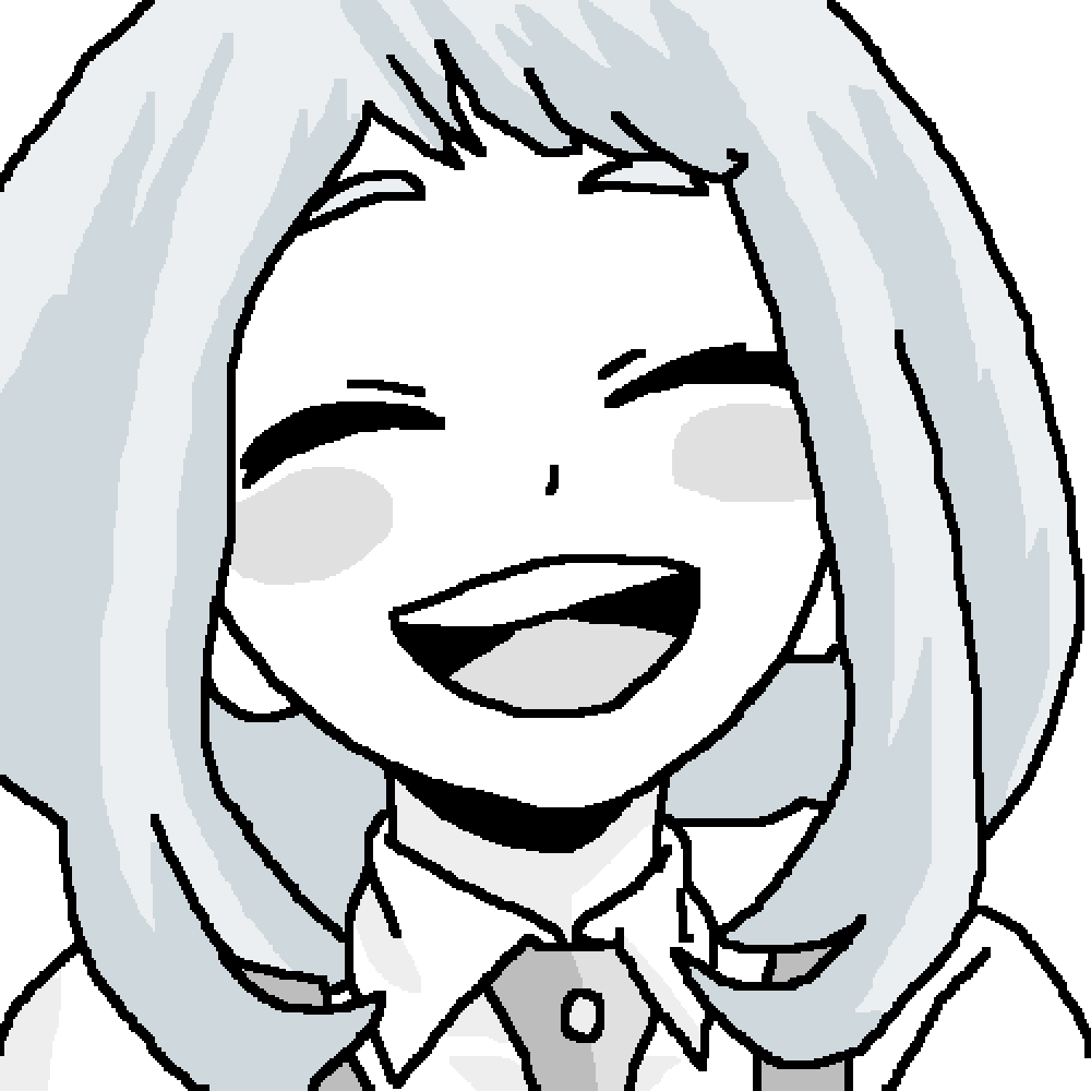 Pixilart - Uraraka Base by josurin