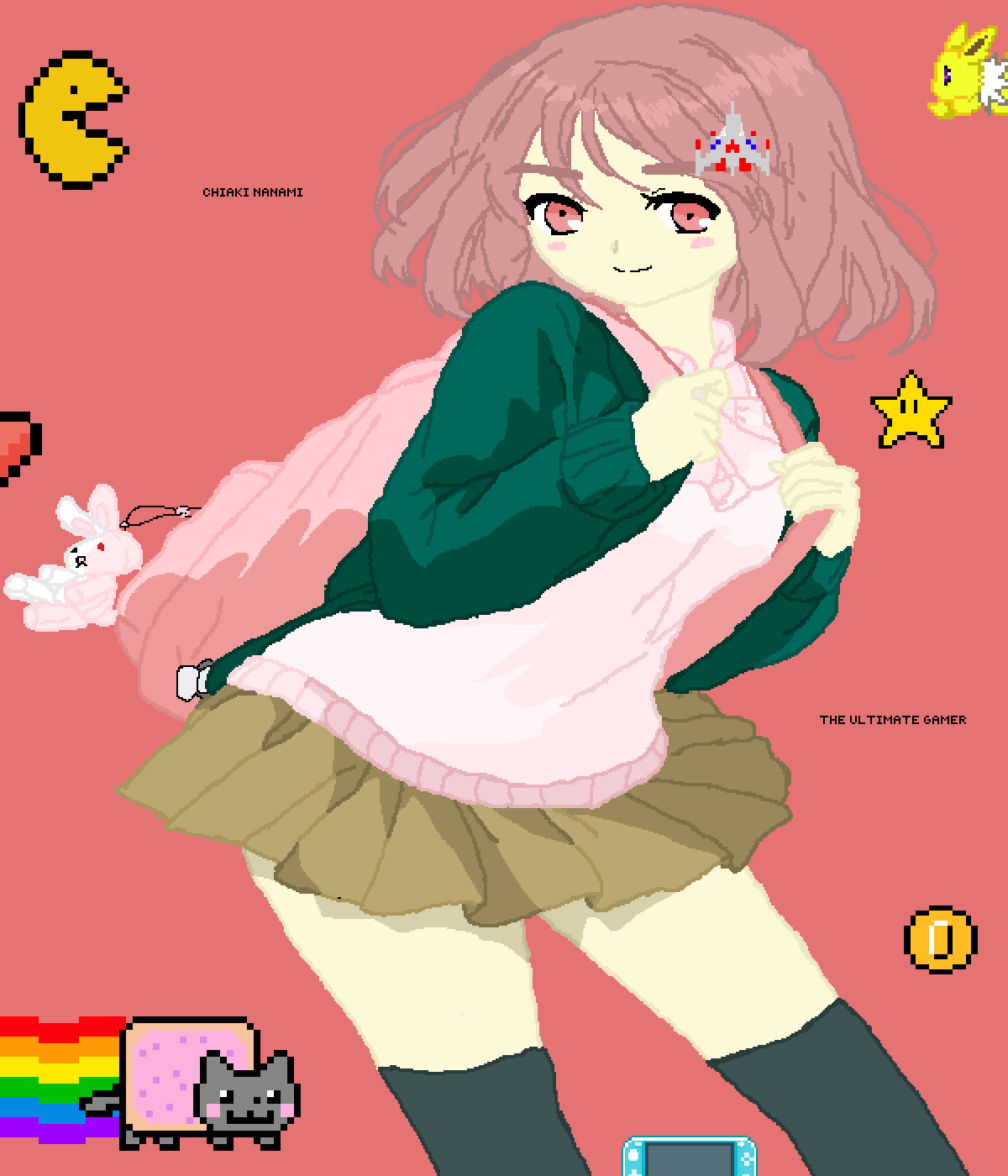 Editing Chiaki Nanami - Free online pixel art drawing tool - Pixilart