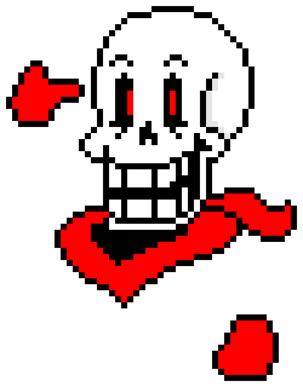 Pixilart - dust papyrus emote by sandsandeton