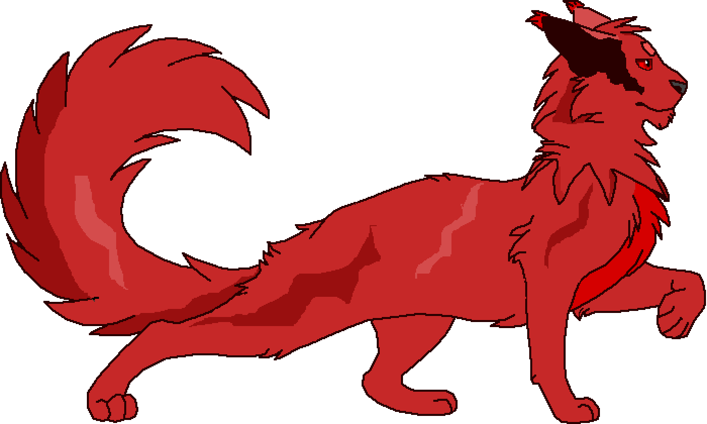 Pixilart - Shadow (Wolf Form) by ILOVEPIXELART