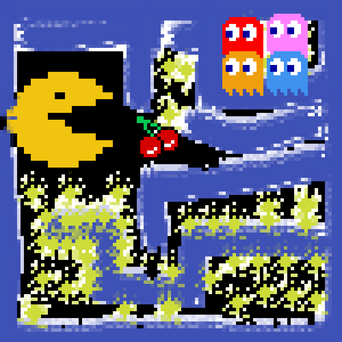 Editing Pacman and the cherry - Free online pixel art drawing tool ...