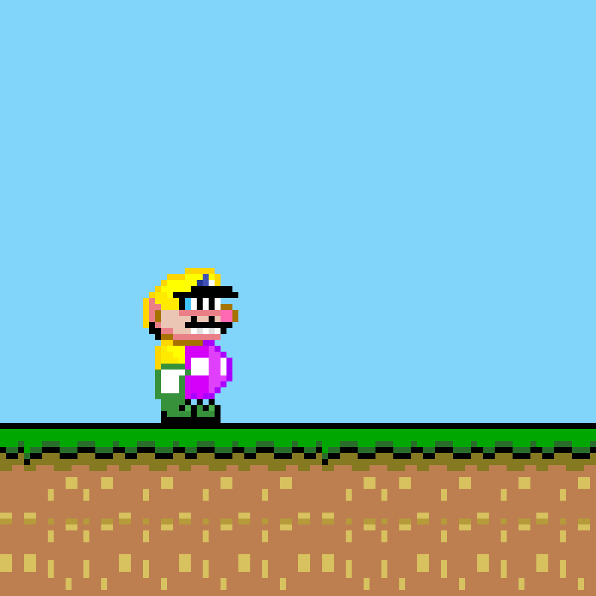 Pixilart - Wario SMW by DogPond4