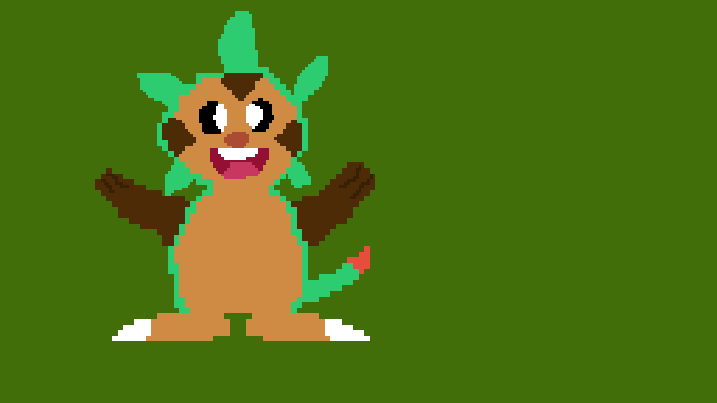 Pixilart - pokemon starter chespin by Buzzlock