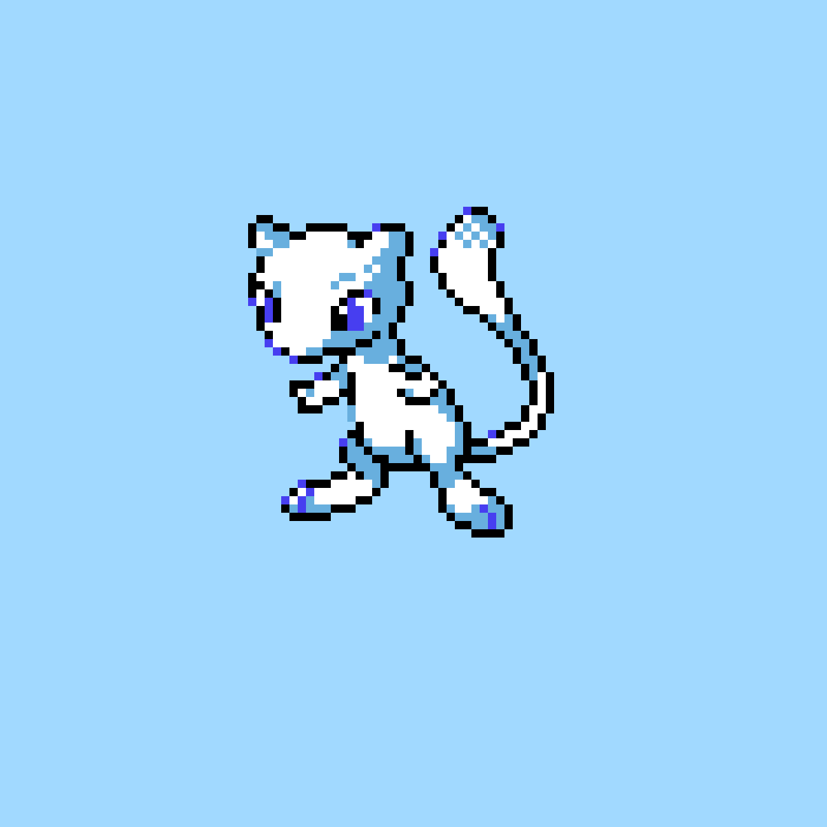 Pixilart - Shiny Mew by ShadowLugia