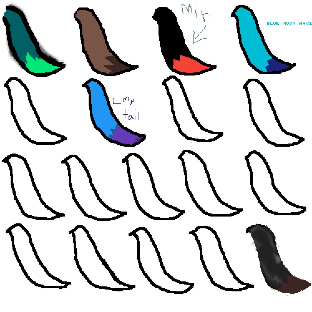 Editing blue moon wave - Free online pixel art drawing tool - Pixilart