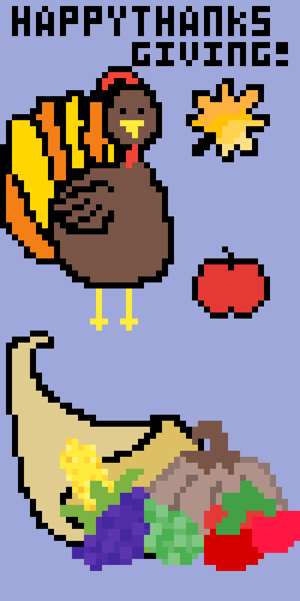 Pixilart - Happy Thanksgiving Everyone!! by OceanGirlDraws